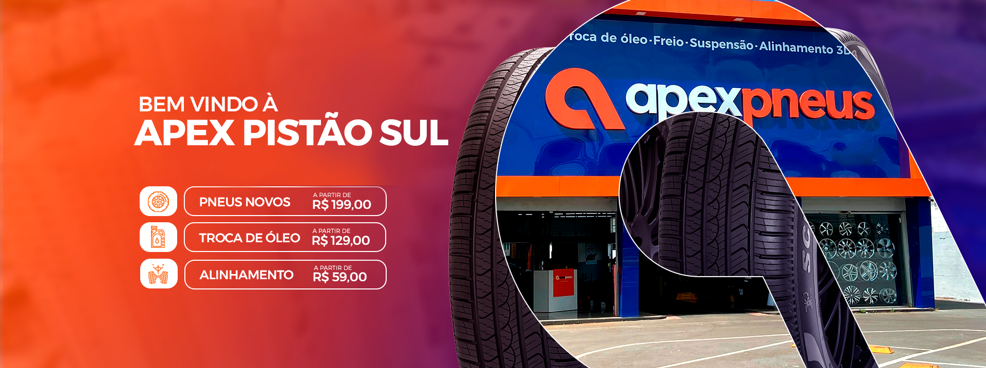 Apex Pneus Pistão Sul Taguatinga- Sua Loja de Pneus